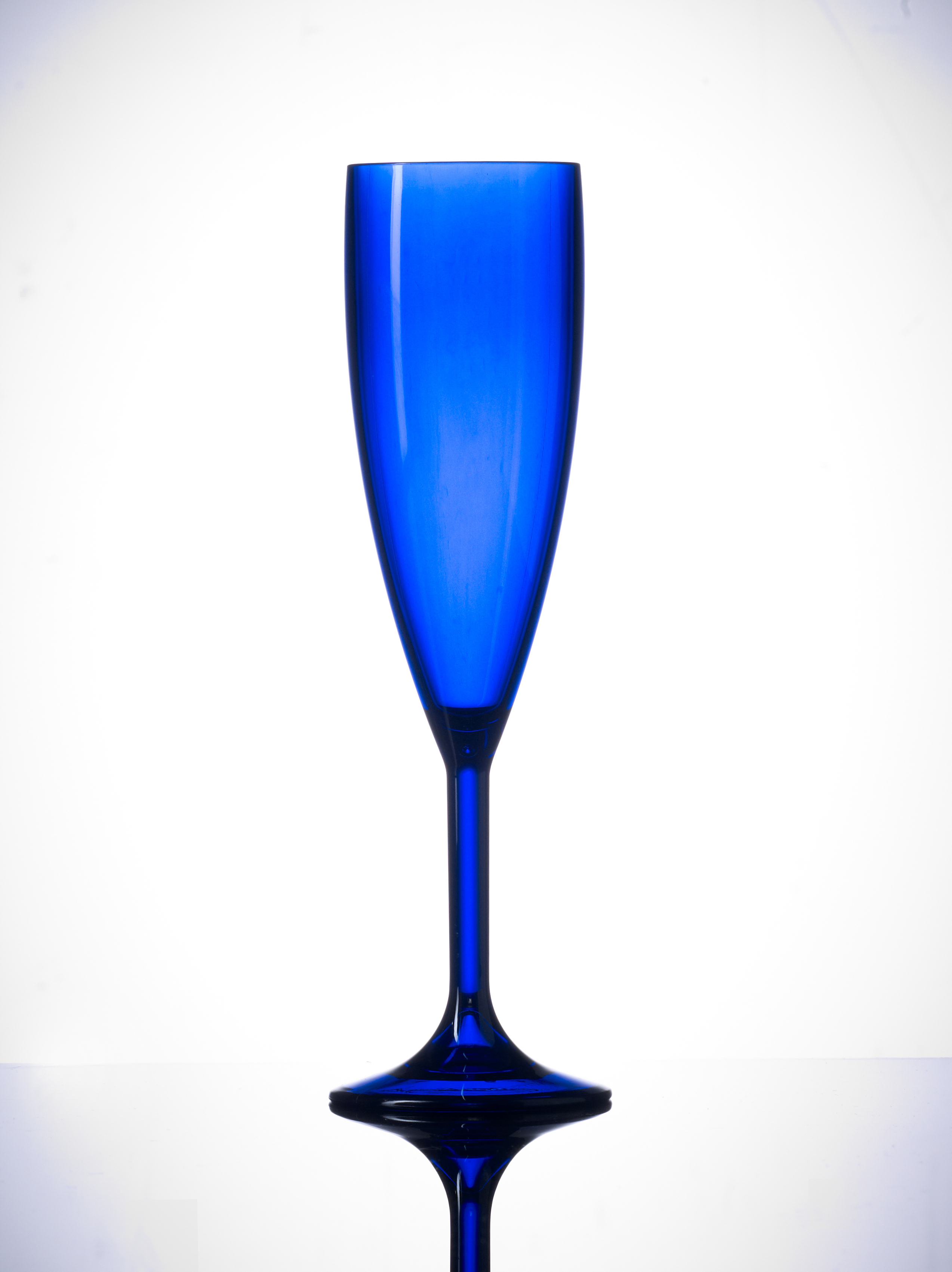 Coloured Polycarbonate Glasses - Blue Polycarbonate Champagne Glasses